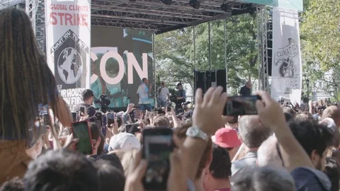 Jaden Smith on Stage at Climate Week Pro... | Stock Video | Pond5