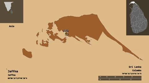 Jaffna location. Sri Lanka. Solid patter... | Stock Video | Pond5