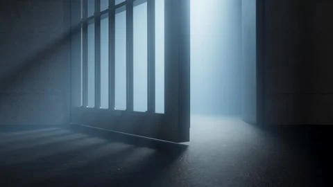 jail cell door close light 4 | Stock Video | Pond5