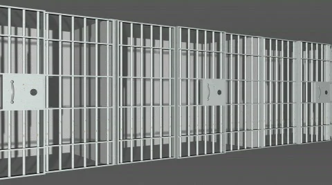 Jail cells animated background | Stock Video | Pond5
