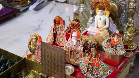 Jain Navratri Shree Yantra Poojan Sacred... | Stock Video | Pond5