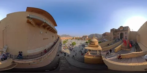 Jaipur, India, 2025, Jan 15, VR 360 view... | Stock Video | Pond5