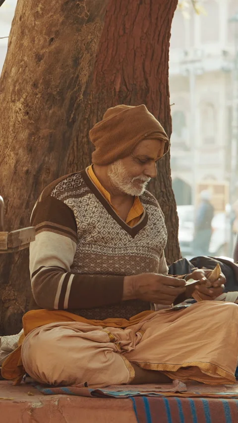Rajasthan Old Man Stock Videos – Royalty-Free HD & 4K Videos | Pond5