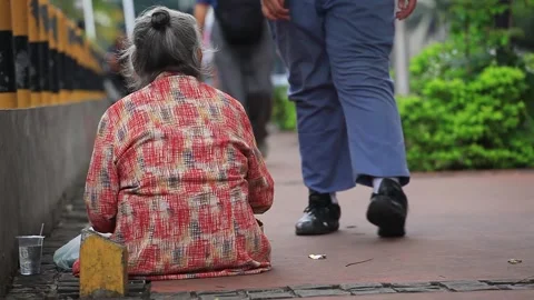 Poor Homeless Poverty Stock Footage ~ Royalty Free Stock Videos | Pond5