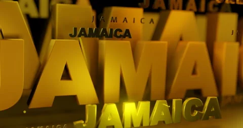 JAMAICA Country Name 3D TEXT, JAMAICAN ... | Stock Video | Pond5