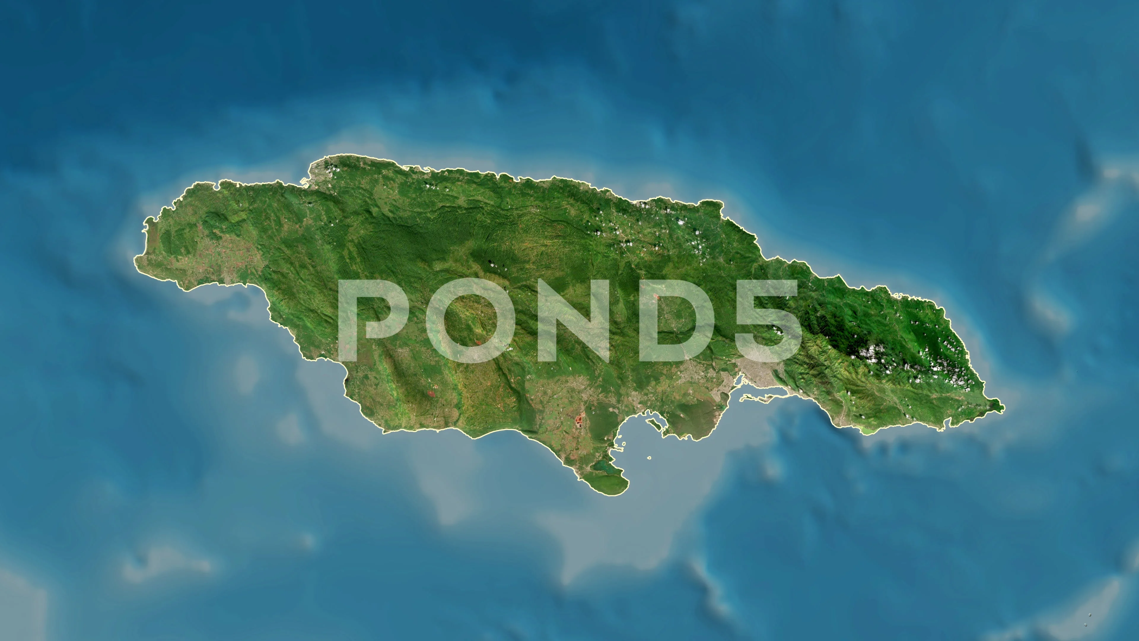 Satellite Images Of Jamaica