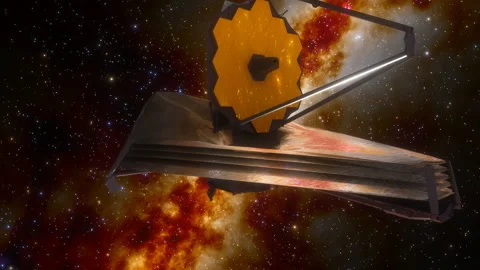 James Webb Space Telescope | Stock Video | Pond5