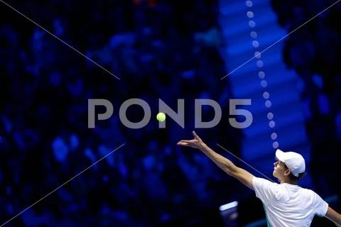 Jannik Sinner vs Holger Rune Jannik Sinner of Italy in action during ...