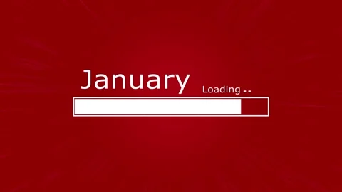 January new Month Coming Soon looping lo... | Stock Video | Pond5