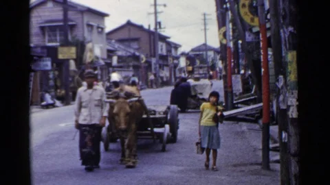 JAPAN-1953: People On The Street Of The ... | Stock Video | Pond5