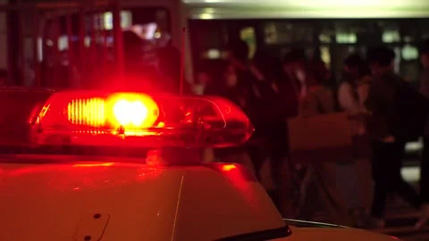 JAPAN : Close up shot of red rotating be... | Stock Video | Pond5