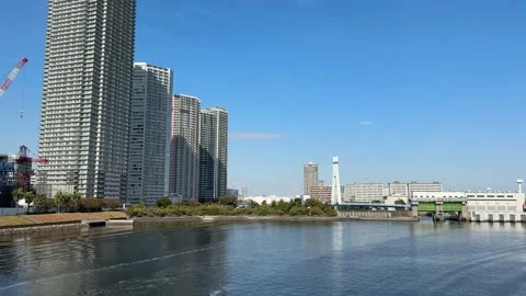 Japan High-rise condo Tokyo Shinonome 20... | Stock Video | Pond5
