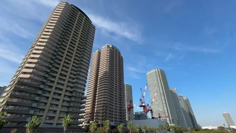 Japan High-rise condo Tokyo Shinonome 20... | Stock Video | Pond5