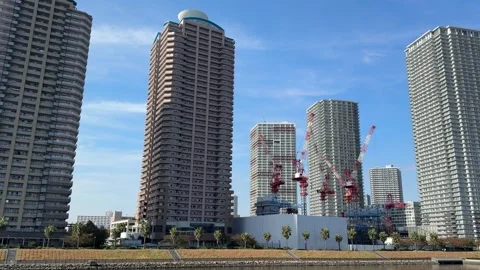 Japan High-rise condo Tokyo Shinonome 20... | Stock Video | Pond5