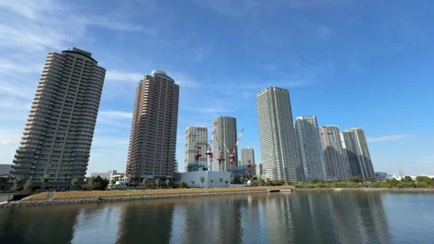 Japan High-rise condo Tokyo Shinonome 20... | Stock Video | Pond5