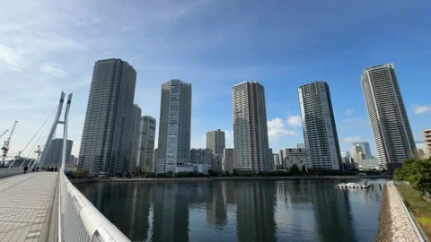 Japan High-rise condo Tokyo Shinonome 20... | Stock Video | Pond5