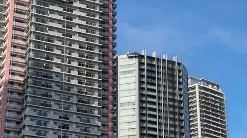 Japan High-rise condo Tokyo Shinonome 20... | Stock Video | Pond5