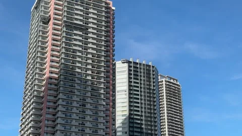 Japan High-rise condo Tokyo Shinonome 20... | Stock Video | Pond5