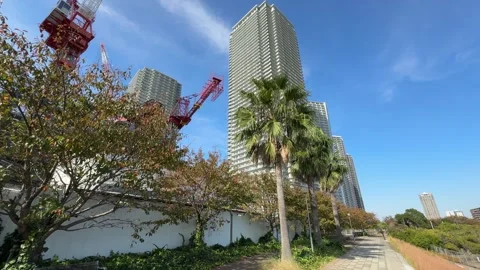 Japan High-rise condo Tokyo Shinonome 20... | Stock Video | Pond5