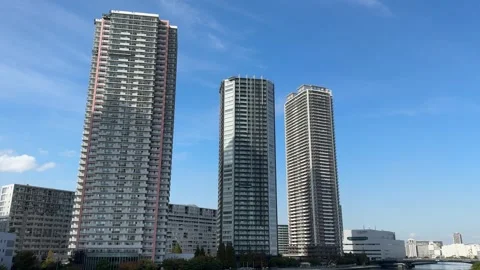 Japan High-rise condo Tokyo Shinonome 20... | Stock Video | Pond5