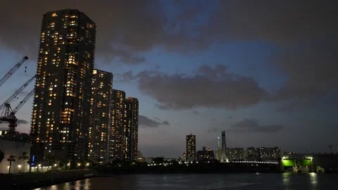 Japan High-rise condo Tokyo Shinonome To... | Stock Video | Pond5