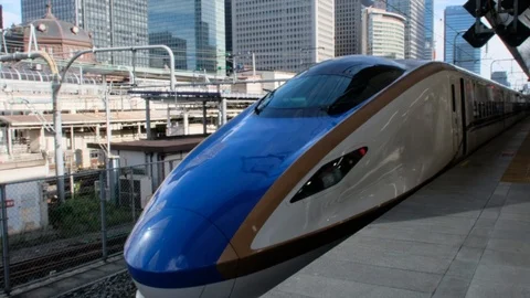 Japan High Speed Train | Stock Video | Pond5