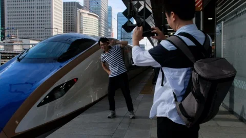 Japan High Speed Train | Stock Video | Pond5