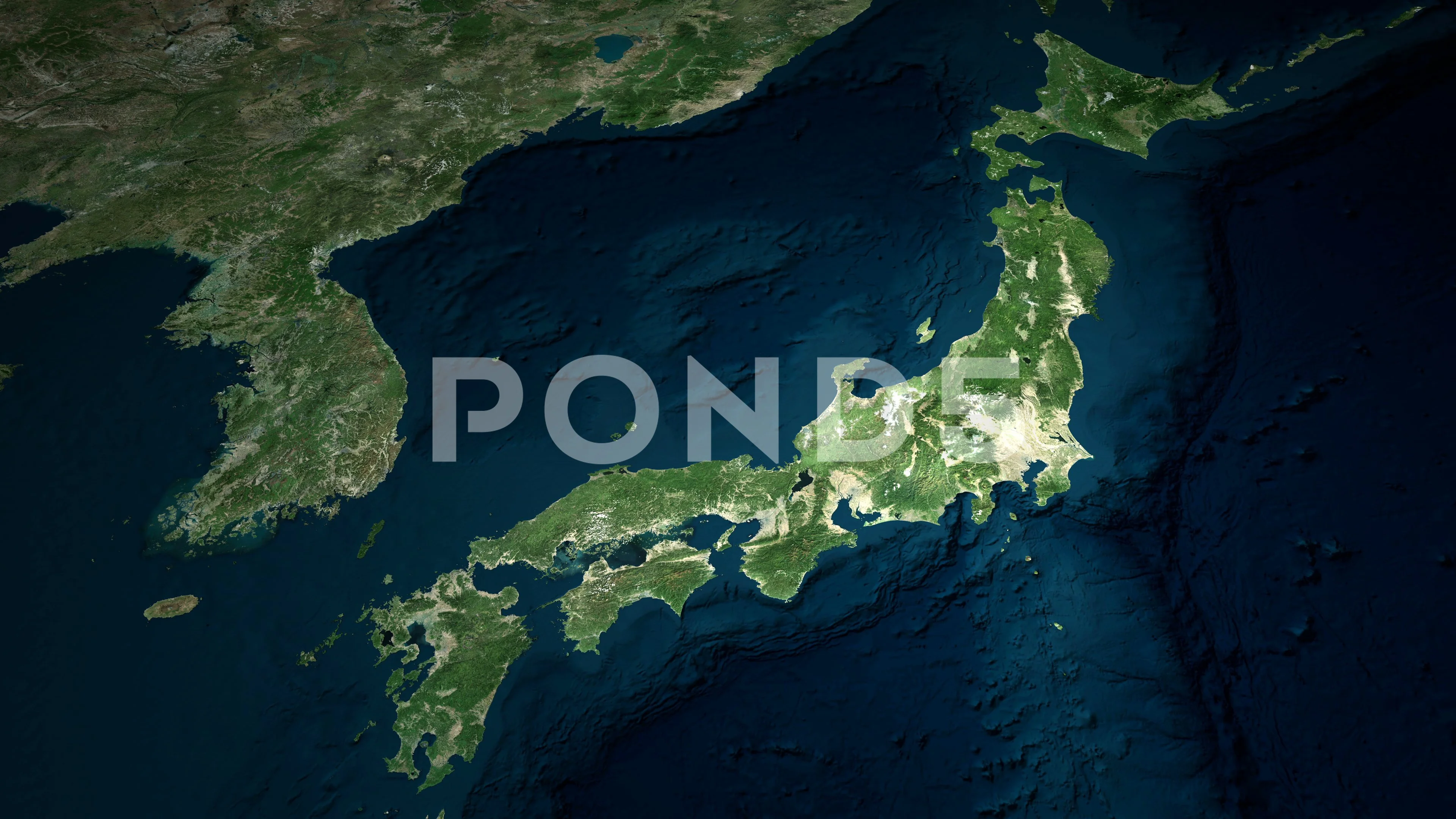 Elevation Map Of Japan