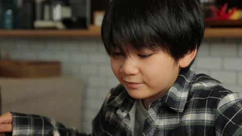 Japanese boy playing Shogi, Japanese che... | Stock Video | Pond5