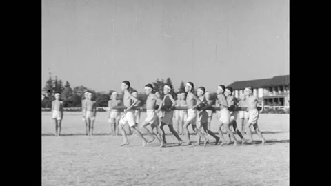 Japanese Children In Summer Camp Train I... | Stock Video | Pond5