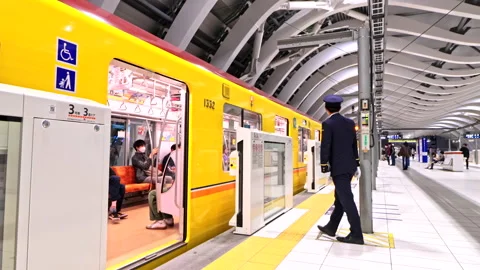 Japanese Train Conductor Stock Videos – Royalty-Free HD & 4K Videos