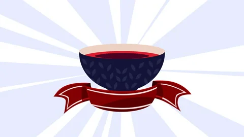 japanese food in dish animation | Stock Video | Pond5