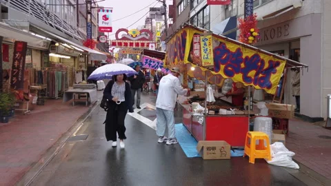 Japanese Market Stall Stock Videos – Royalty-Free HD & 4K Videos