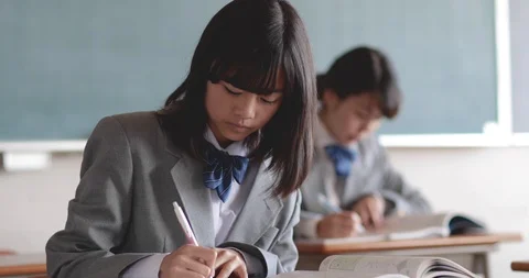 Cute Japanese Schoolgirl Stock Videos – Royalty-Free HD & 4K Videos