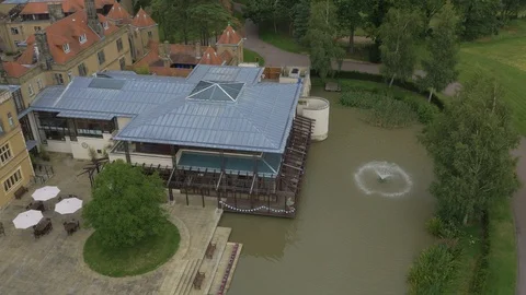 Japanese style extension with water feat... | Stock Video | Pond5