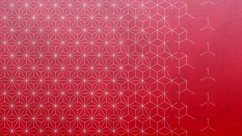 Japanese style pattern shape geometry te... | Stock Video | Pond5