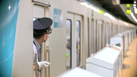 Japanese Boarding Train Stock Videos – Royalty-Free HD & 4K Videos