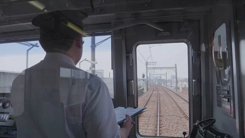 Train Conductor Cabin Stock Footage ~ Royalty Free Stock Videos | Pond5