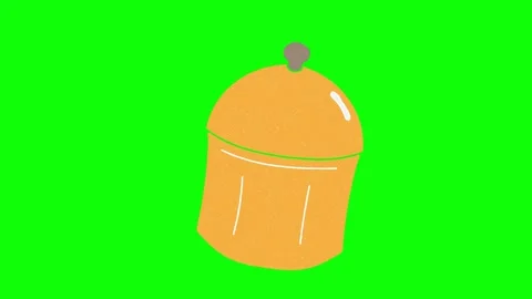 jar hand drawn animation green screen. e... | Stock Video | Pond5
