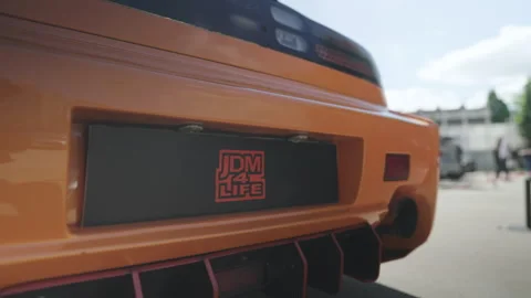 JDM for Life Nissan 180sx sports car at ... | Stock Video | Pond5