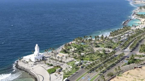 Jeddah , Saudi Arabia - Top view of Jedd... | Stock Video | Pond5