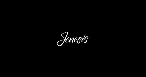 Jenesis Female Name Handwritten Text Ani... | Stock Video | Pond5