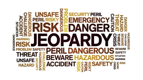 Jeopardy animated word cloud,animation t... | Stock Video | Pond5