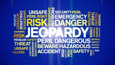 Jeopardy animated word cloud,animation t... | Stock Video | Pond5