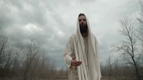 - Jesus Christ, bible, hand, hands, offe... | Stock Video | Pond5