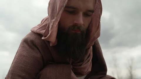 - Jesus Christ, bible, prophet, dramatic... | Stock Video | Pond5