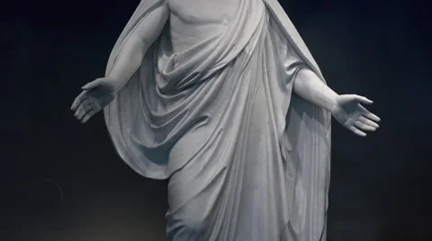 Jesus Christ Christus statue LDS Mormon ... | Stock Video | Pond5