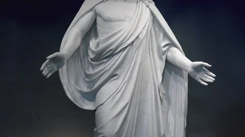 Jesus Christ Christus statue LDS Mormon ... | Stock Video | Pond5