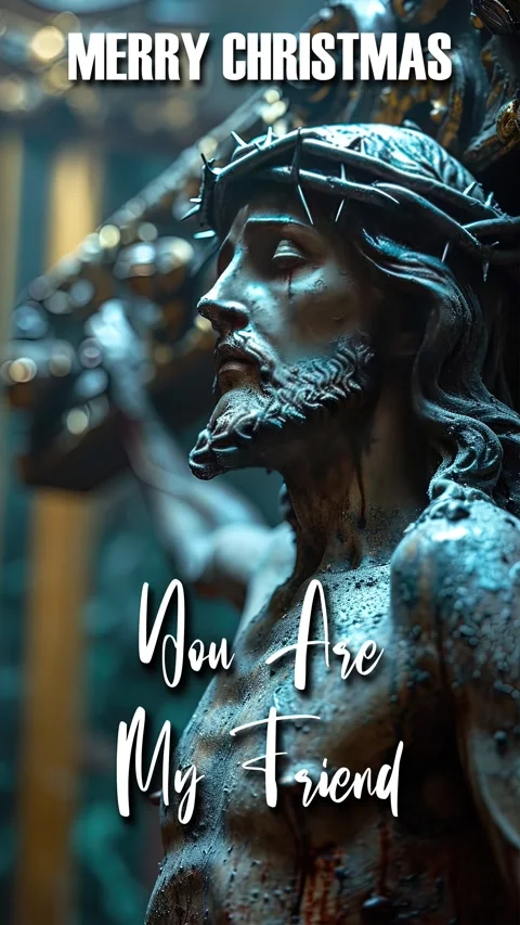 Jesus Christ Saying In Animated Text Typ... | Stock Video | Pond5