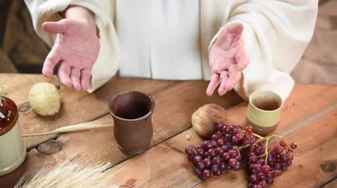 Communion Table With Elements